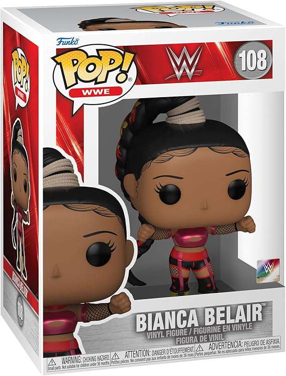 Amazon.com: Funko POP! WWE: Bianca Belair WM38 - Collectable Vinyl ...