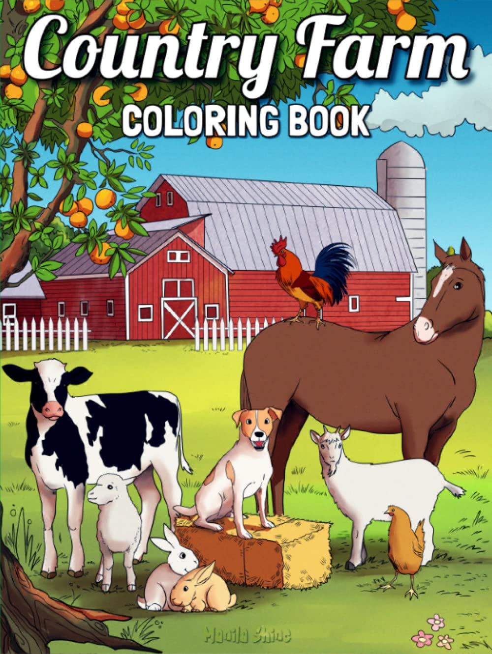 Amazon.com: Country Farm Coloring Book: An Adult Coloring Book Offering ...