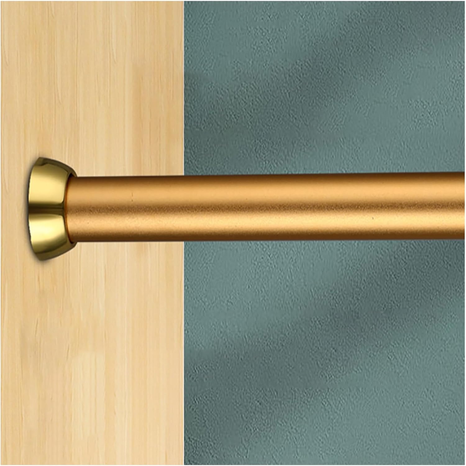 Round Aluminum Wardrobe Garment Hanging Pole for Hangers Customizable ...