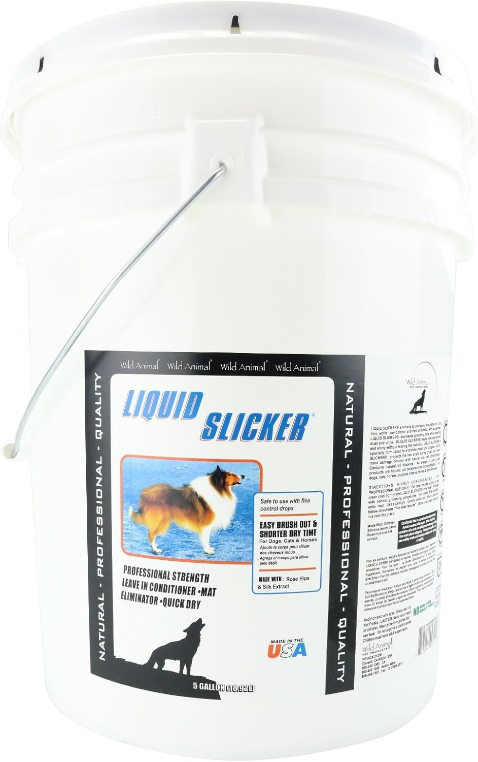 Amazon.com : Wild Animal Liquid Slicker RTU Spray, 5 gal : Pet Supplies