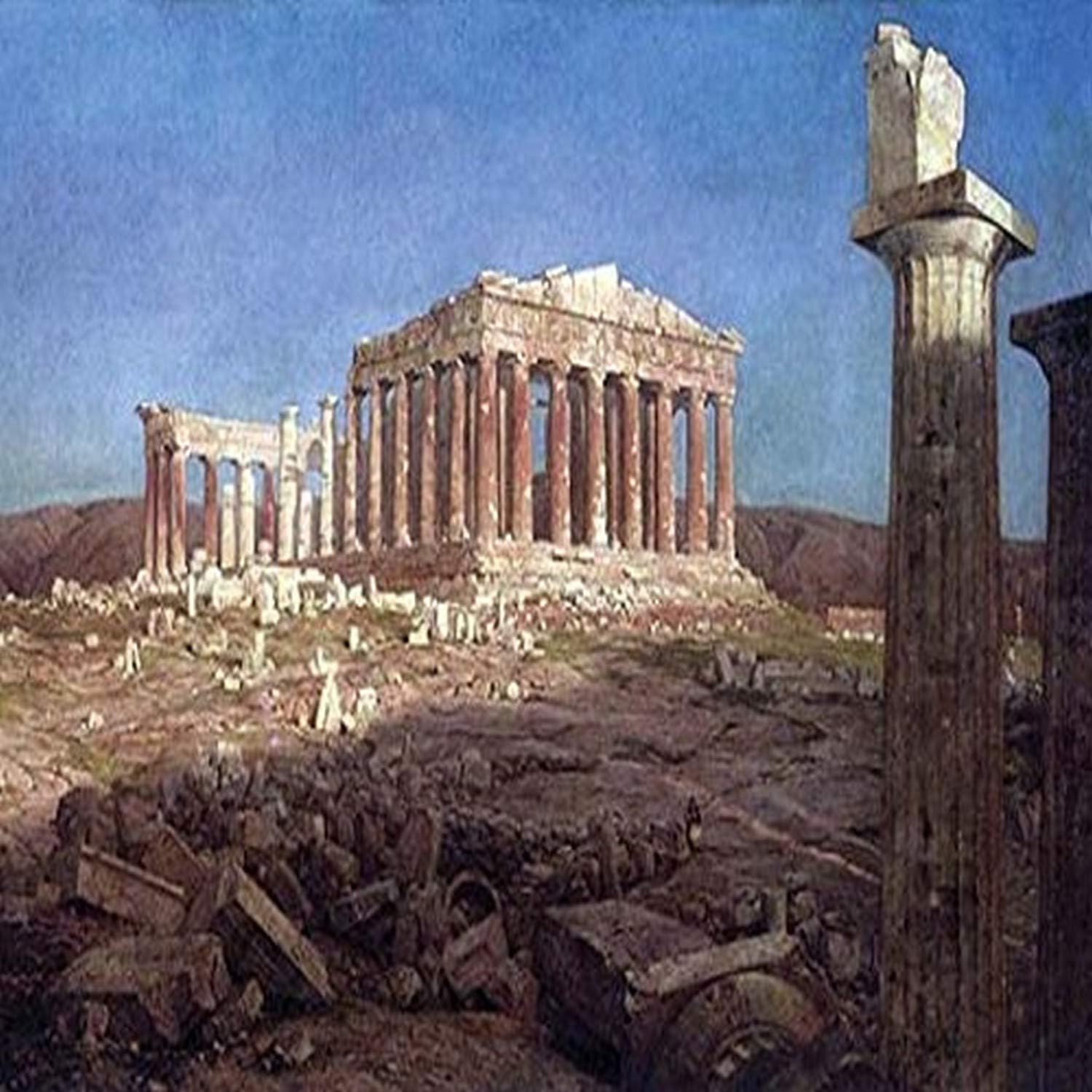 Amazon.com: Buyenlarge 0-587-26158-7-P1218 The Parthenon Paper Poster ...