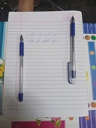 Cello Pinpoint Blue Lightweight Grip Ball Pens, Set of 10 | Best for ...