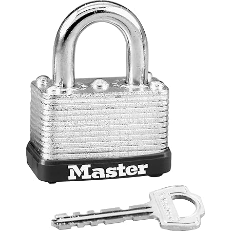 Amazon.com: Master Lock 22D Laminated Steel Warded Padlock, 1-1/2-Inch ...