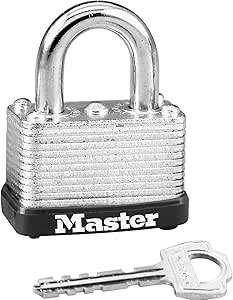 Master Lock Cadeado blindado 22D, 3,8 cm de largura, prata | Amazon.com.br