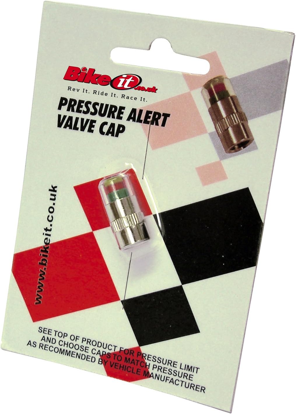 PRESSURE ALERT VALVE CAP 29-30 PSI RANGE 28 PSI LIMIT : Amazon.co.uk ...