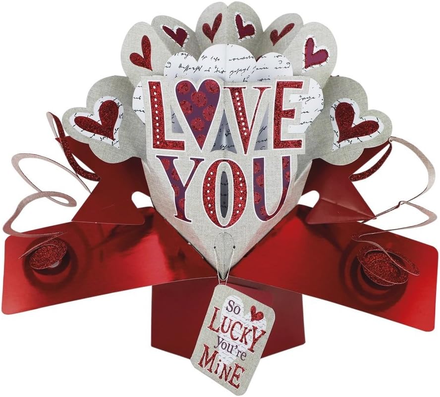 Hallmark Jumbo Valentine's Day Card, 3D Pop Up Heart Design : Amazon.co ...