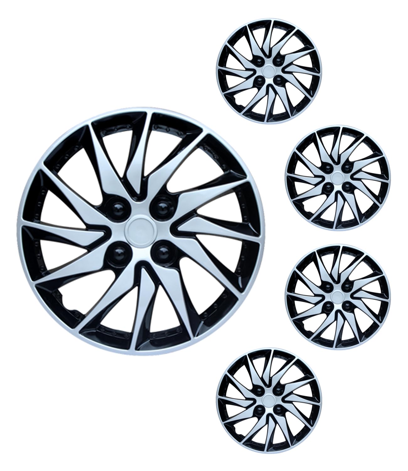 Amazon.com: Hubcap Wheel Cover Replacement R15 Hub Caps Universal Wheel ...