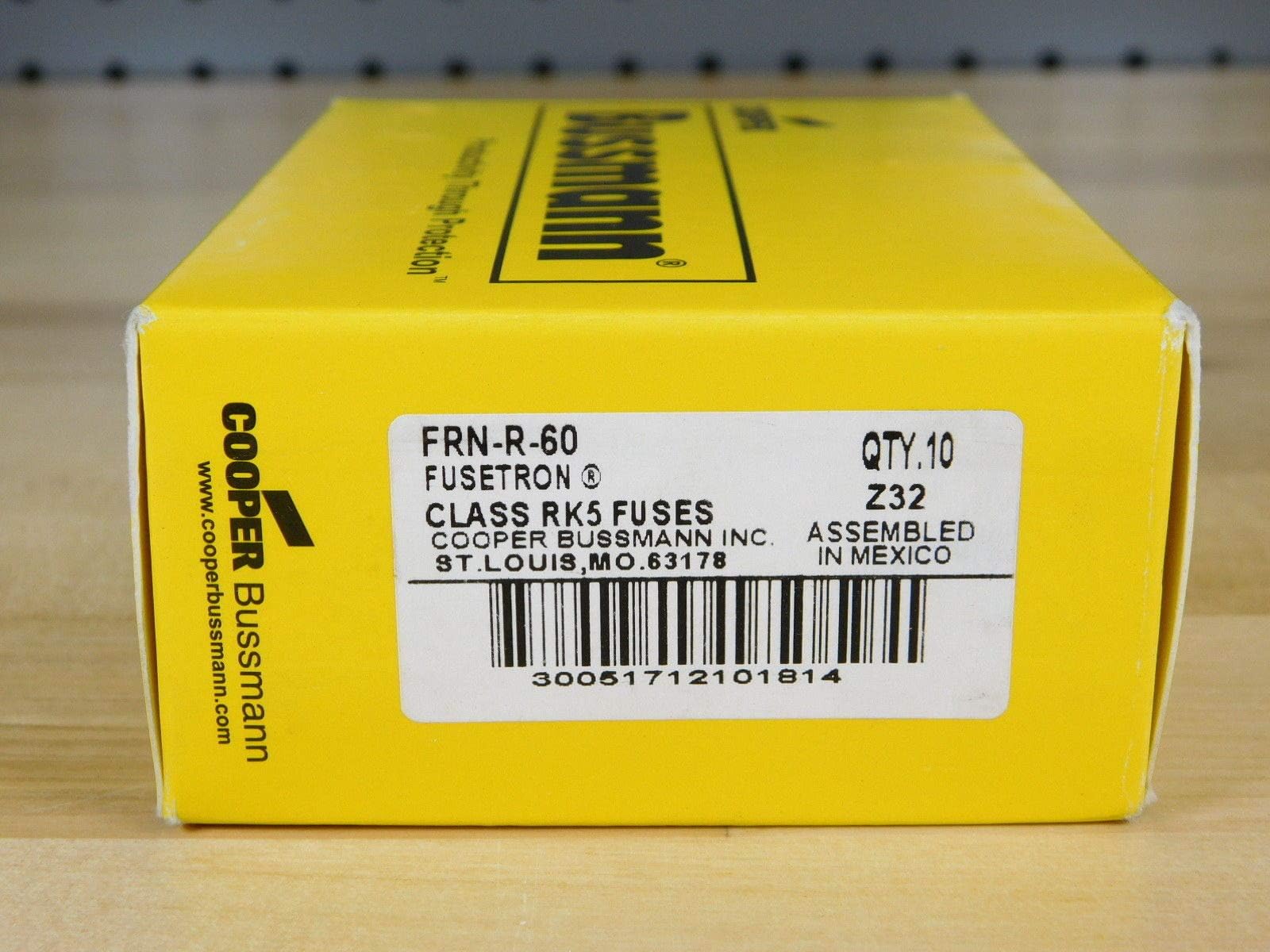 (10)- Box of 10x Cooper Bussmann FRN-R-60 Fusetron Class RK5 Fuses ...