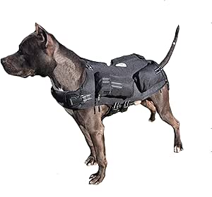 Amazon.com : Weighted Dog Vest + Floatation Vest - Enhance Your Dogs ...