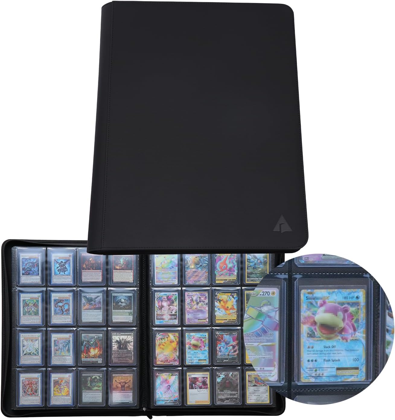 Amazon.com: Top Loader Binder for Cards | Holds 360 Toploaders ...