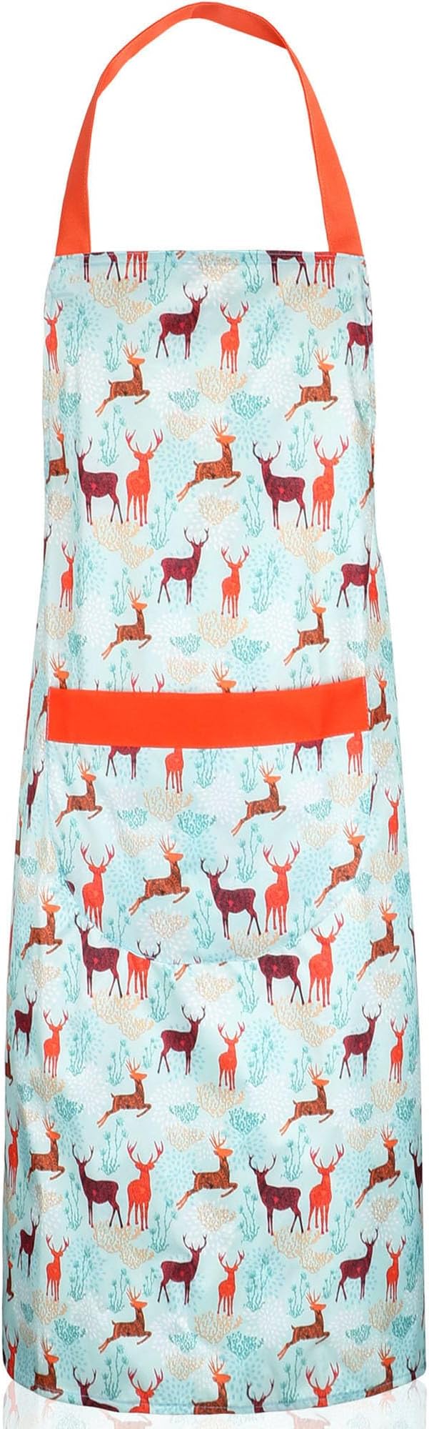 Zihuatailer Waterproof Apron for Women, Women's PVC Kitchen Apron for ...