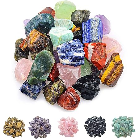 Amazon.com: UU UNIHOM 3 lbs Bulk Rough Madagascar Stones Mix - Large 1 ...