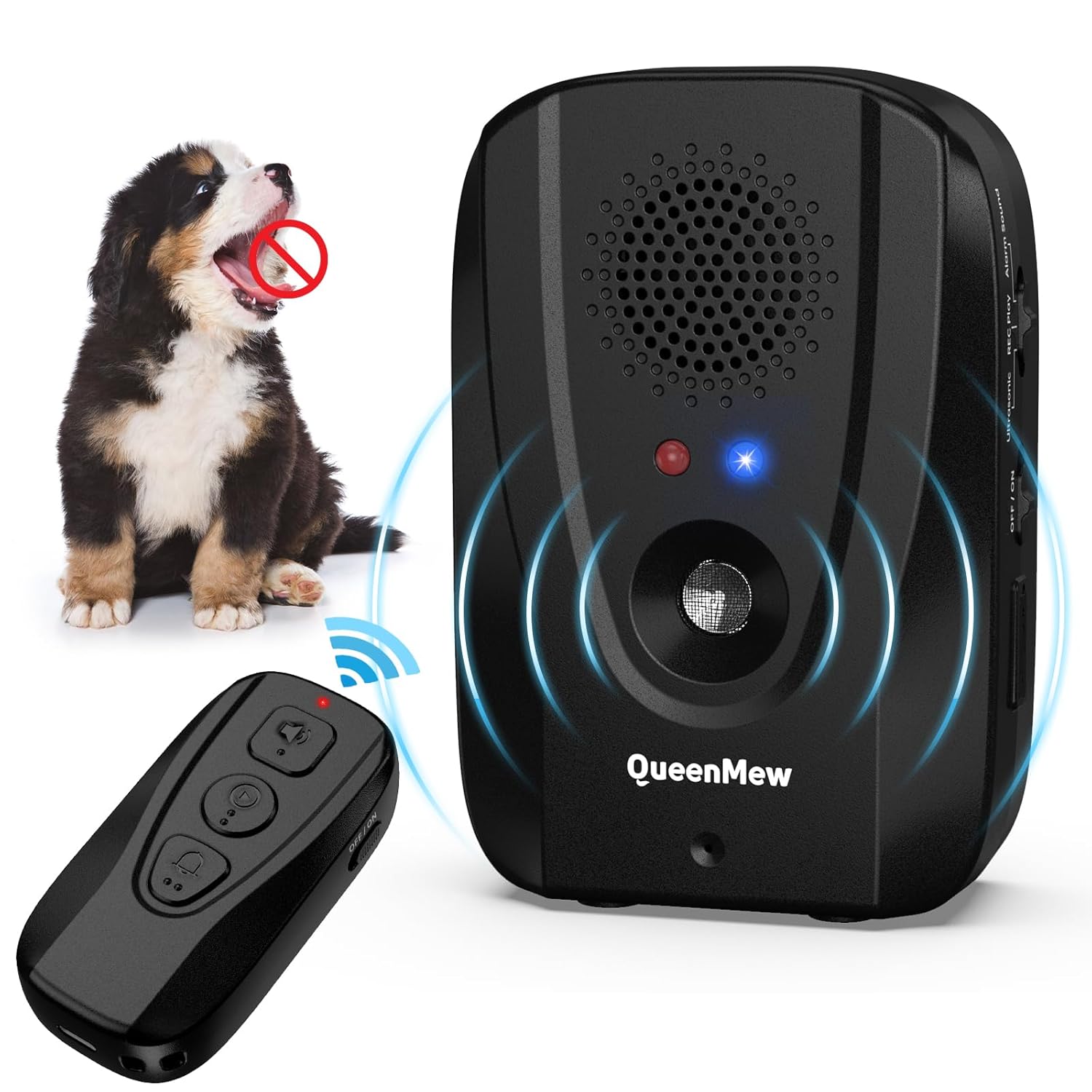 Dog Barking Control Devices with remote control Sonic Bark Deterrents ...