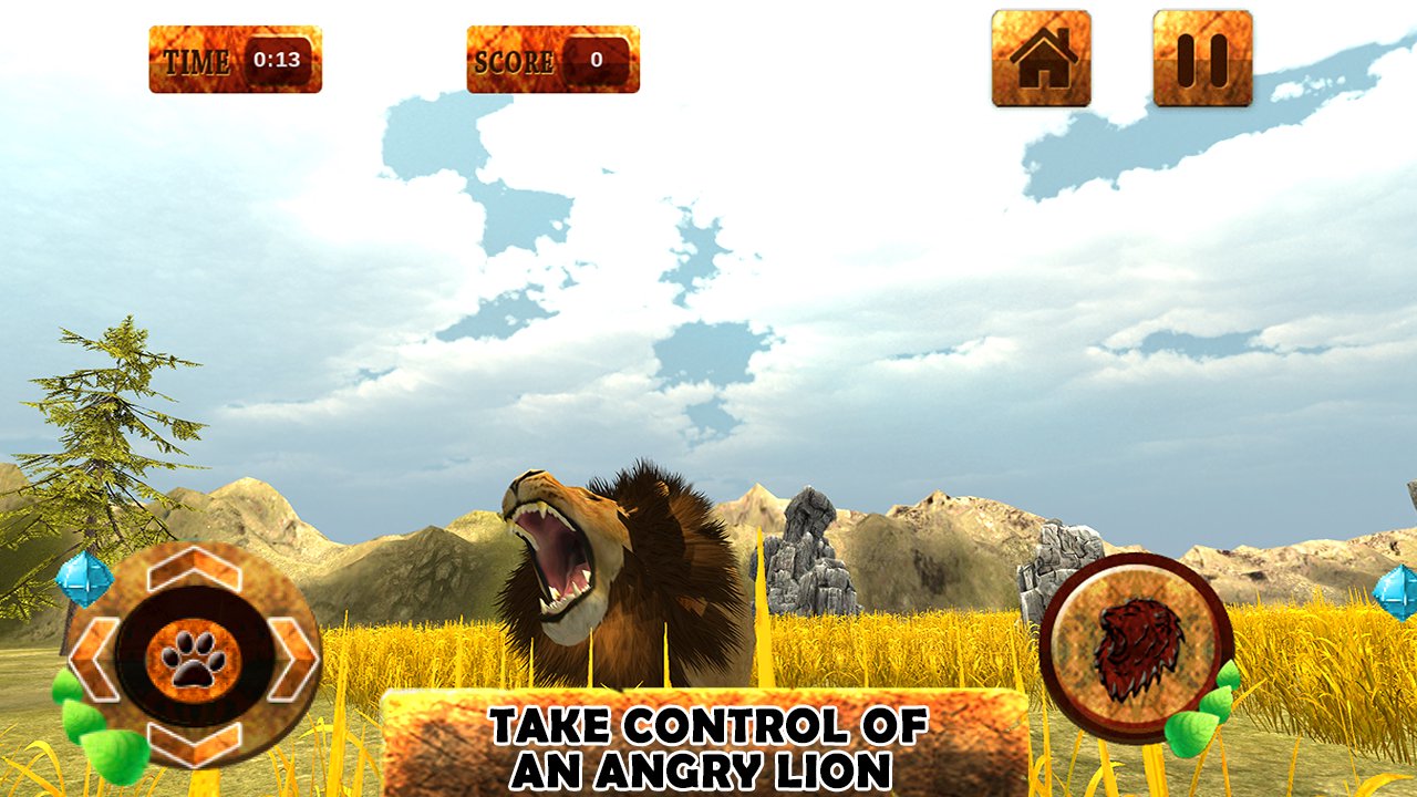 Jungle Lion Simulator Safari Game 3D: Hero Hunter hard Time survivor ...
