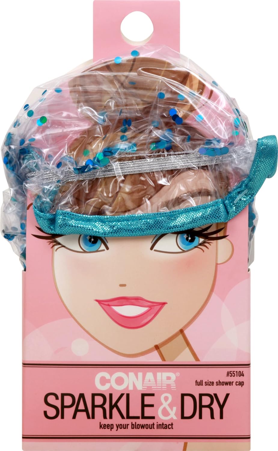 Amazon.com : Conair, Shower Cap Glitter, 1 Count : Beauty & Personal Care