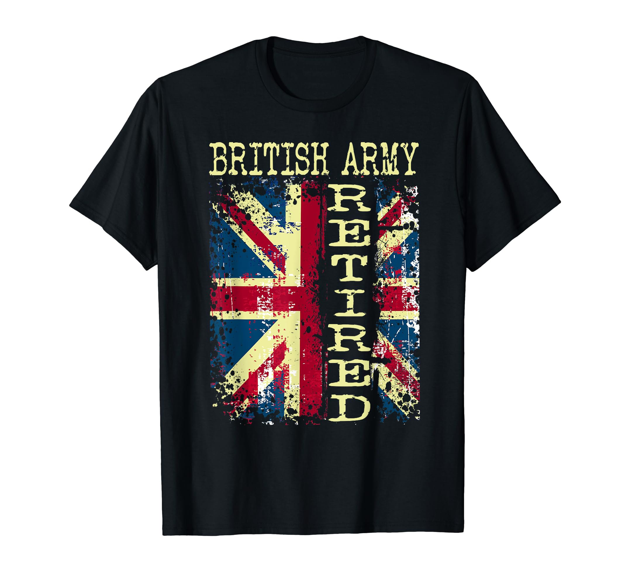 Retired British Army | UK Retired Veteran Military Gift T-Shirt ...