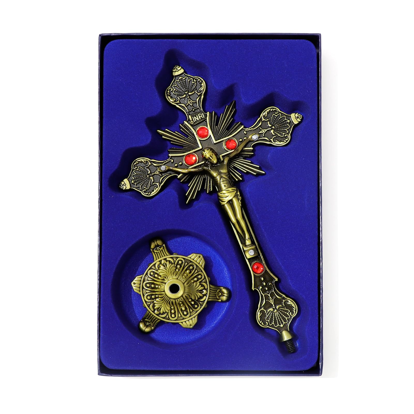 Snapklik.com : 9 Inch Metal Crucifix Catholic Decor Jesus Decor ...