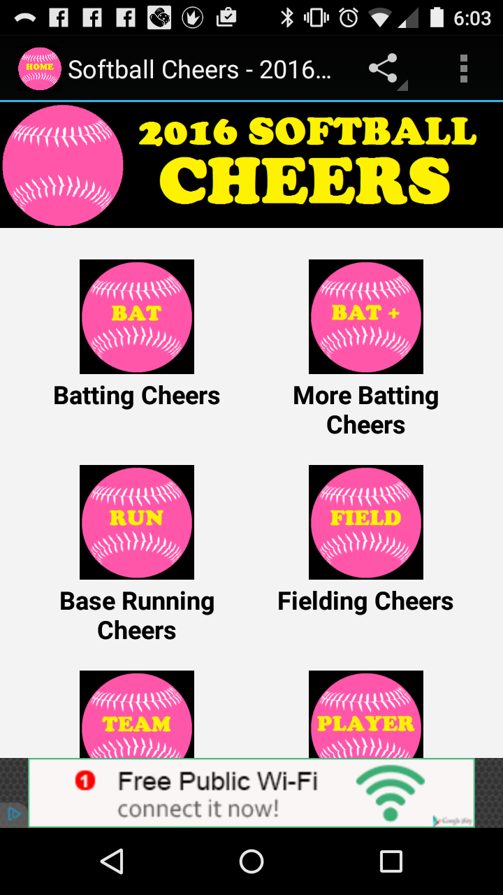 Softball Cheers - 2016 Edition - App on Amazon Appstore