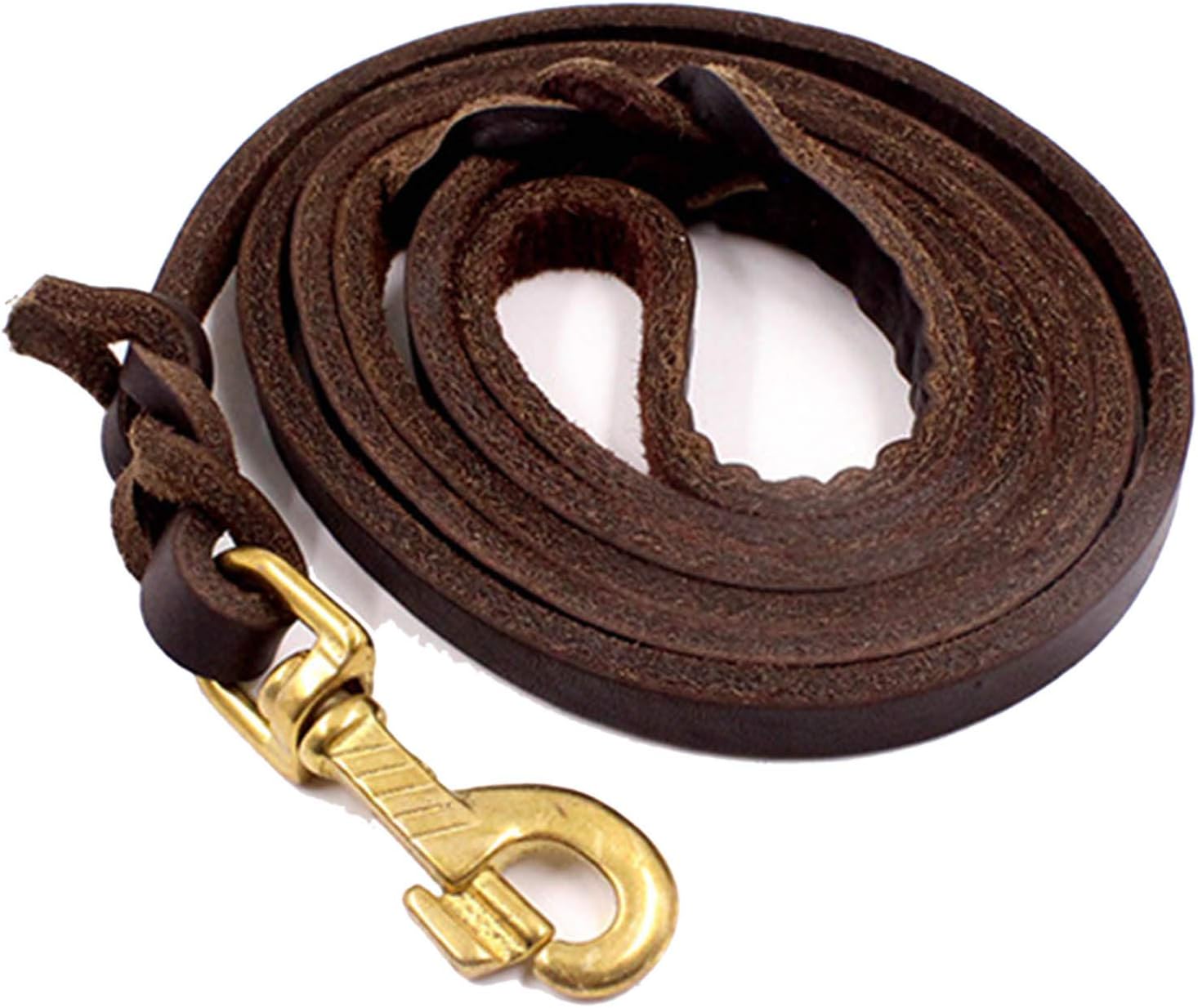 Amazon.com : CoreLife Leather Dog Leash, Braided 8 feet 6 Inch Long ...