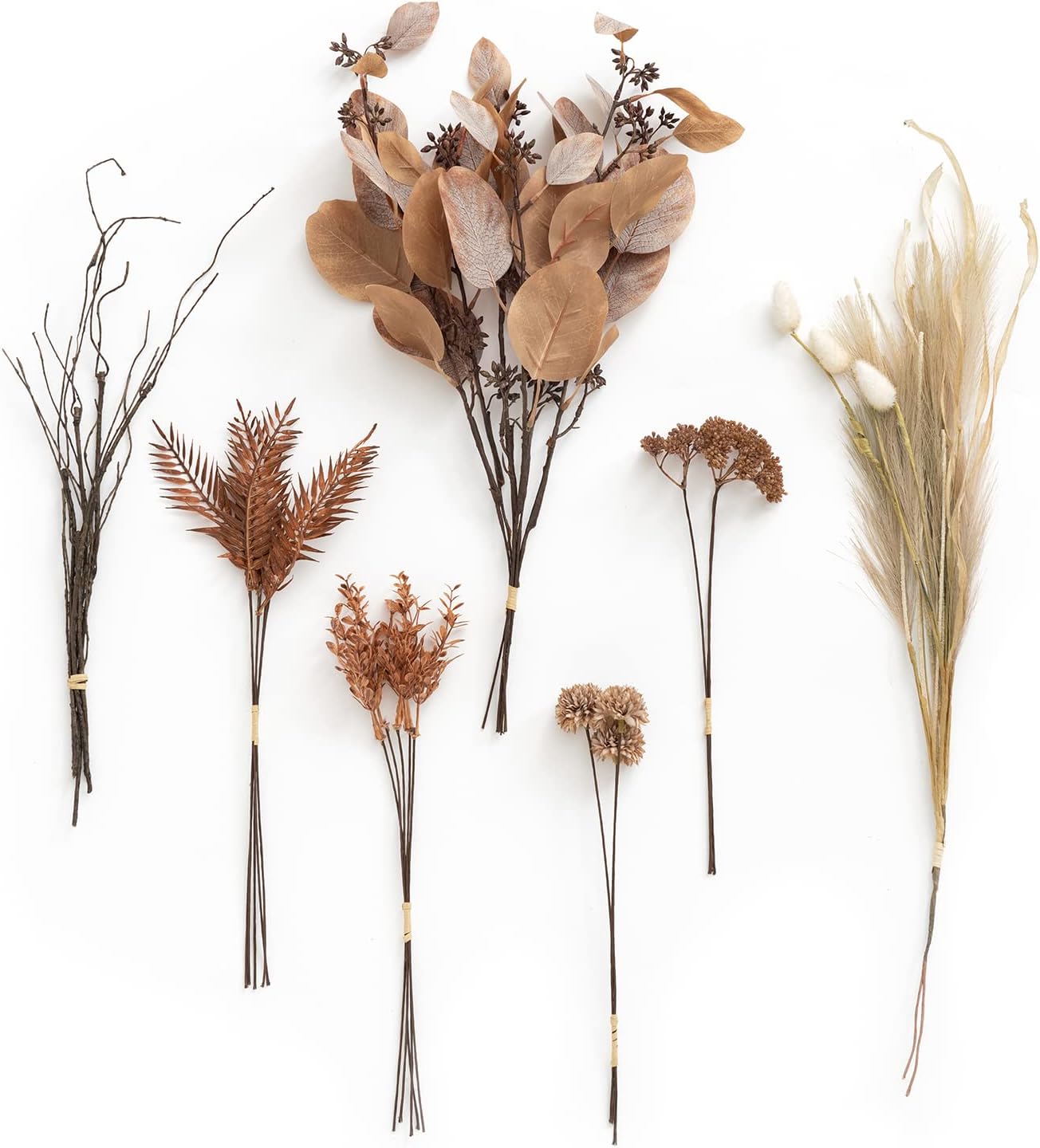 Amazon.com: Ling's Moment Artificial Greenery Stems Box Set, 28pcs with ...