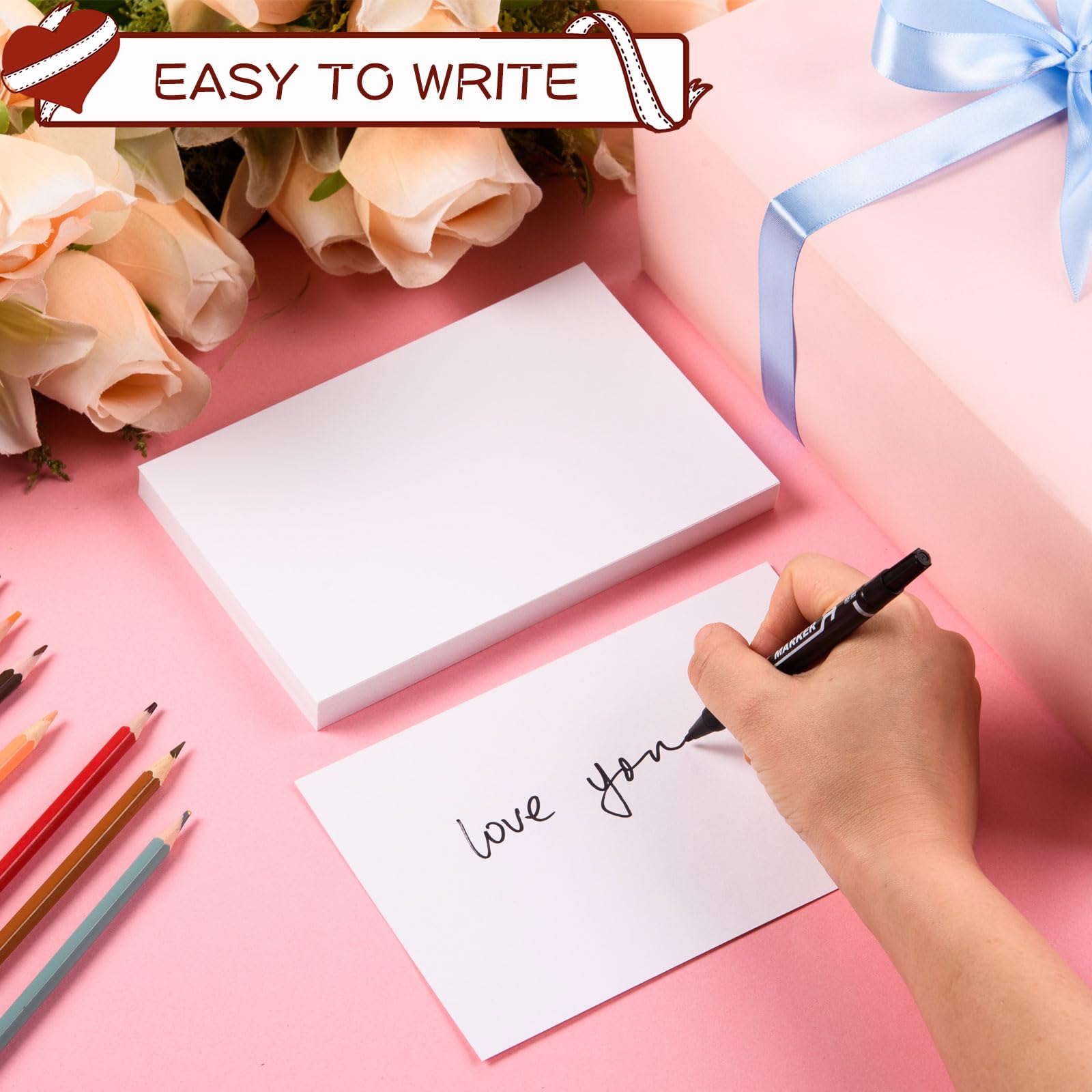 Snapklik.com : 200 Sheets 5x7" Cardstock Paper Blank 250gsm/92 Lb Thick ...