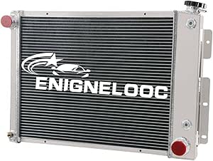 Amazon.com: Enignelooc 4 Row Core Aluminum Radiator for 1967 1968 1969 Chevy Camaro Pontiac ...