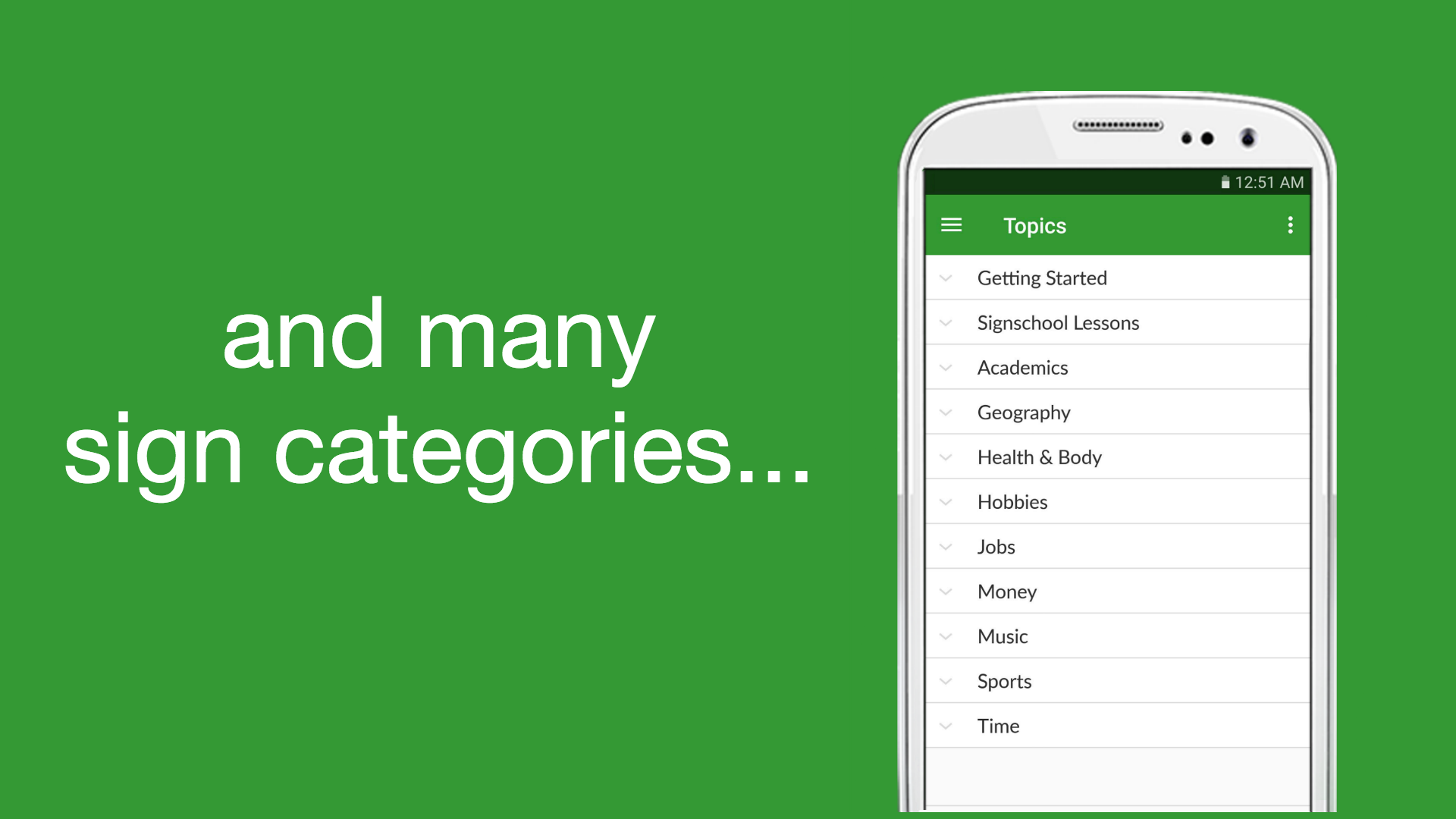 SignSchool - Learn American Sign Language for Free - App on Amazon Appstore