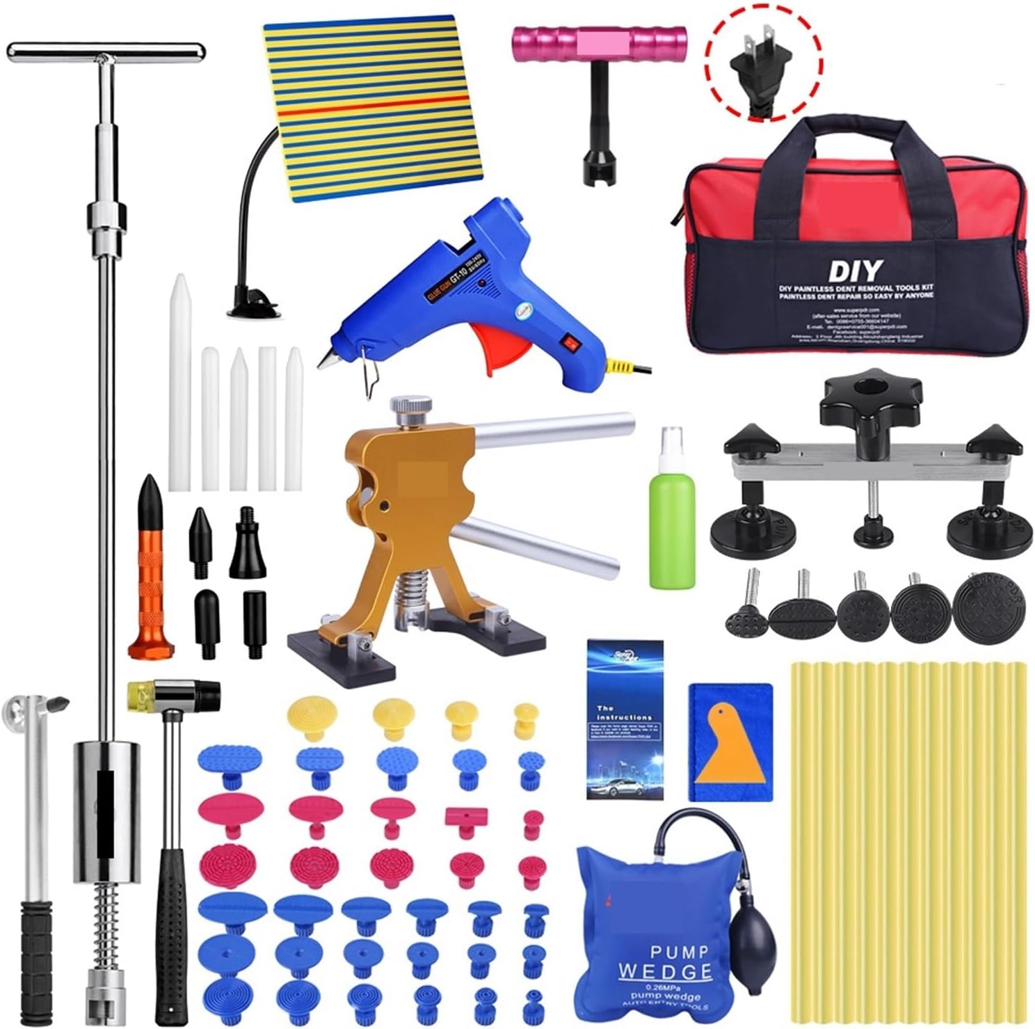 Amazon.com: Auto Repair Tools, Car Dent Repair Kit Paintless Dent ...