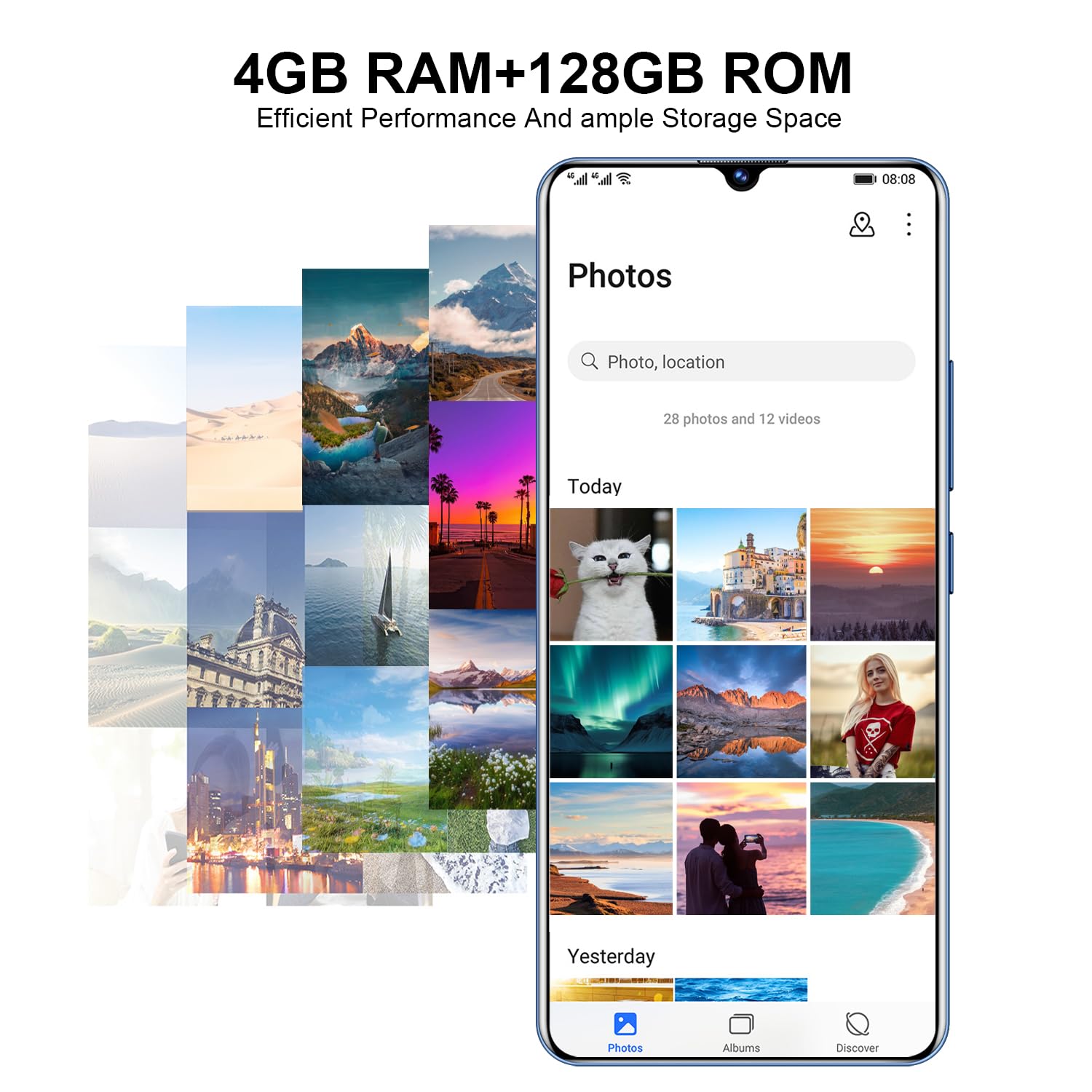 Snapklik.com : XUANMEIKE Unlocked A23 6-Core Cell Phone 6GB+128GB Phone ...