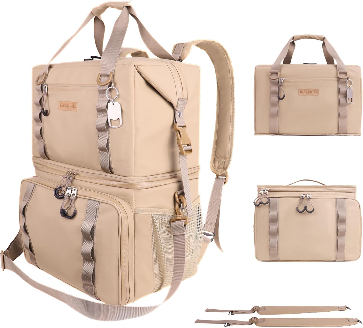 Amazon.com: Backpack Cooler, Picnic Basket Backpack for 4 Person 2 ...