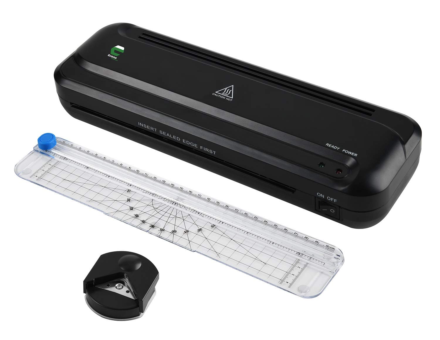 Buy EconoEcono A4 Laminator with 25 A4 Pouches & Corner Trimmer ...