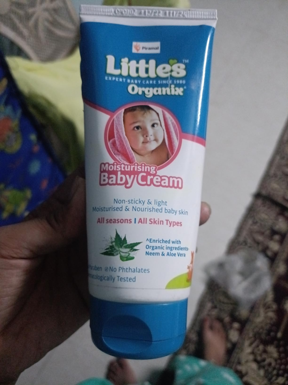 Buy Little's Organix Moisturising Baby Cream 200G|Dermatologically ...