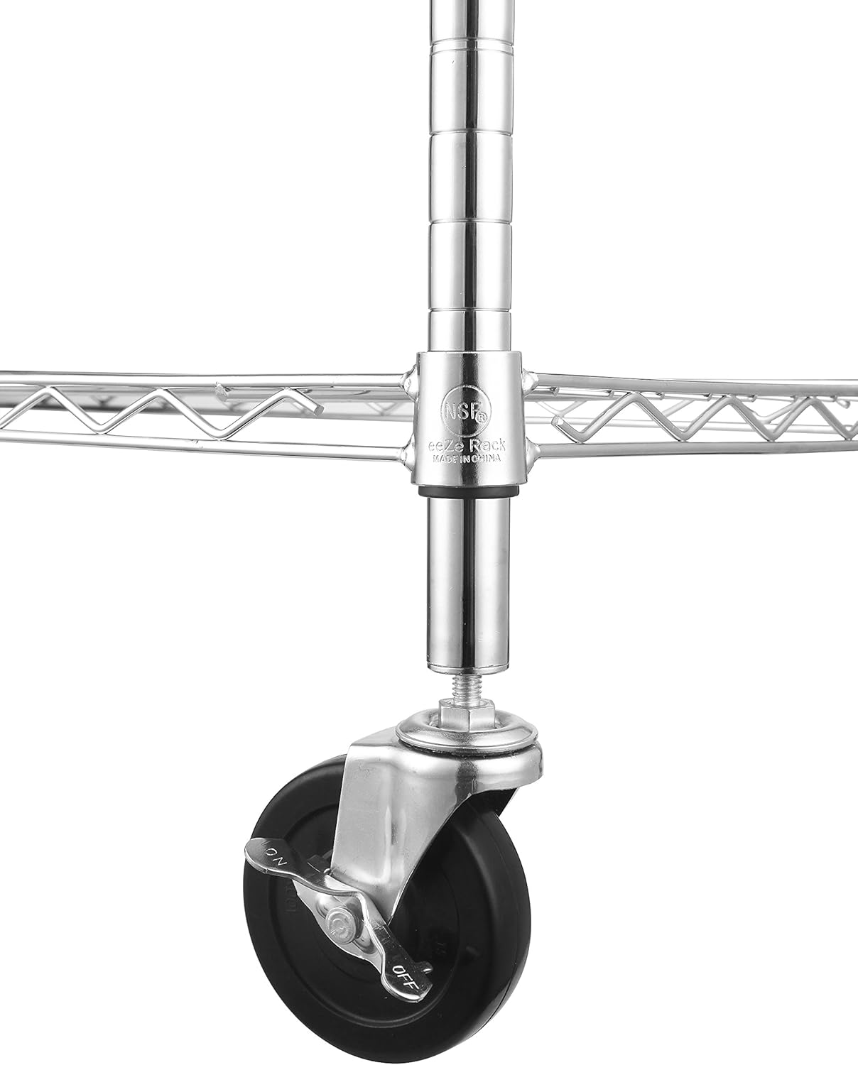 Amazon.com: eeZe Rack 4-inch (4") Heavy Duty Wire Shelving Wheels, NSF ...