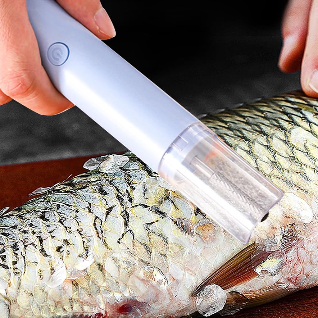 Buy Supvox® Electric Fish Scale Remover - 1500mAh Stainless Steel ...
