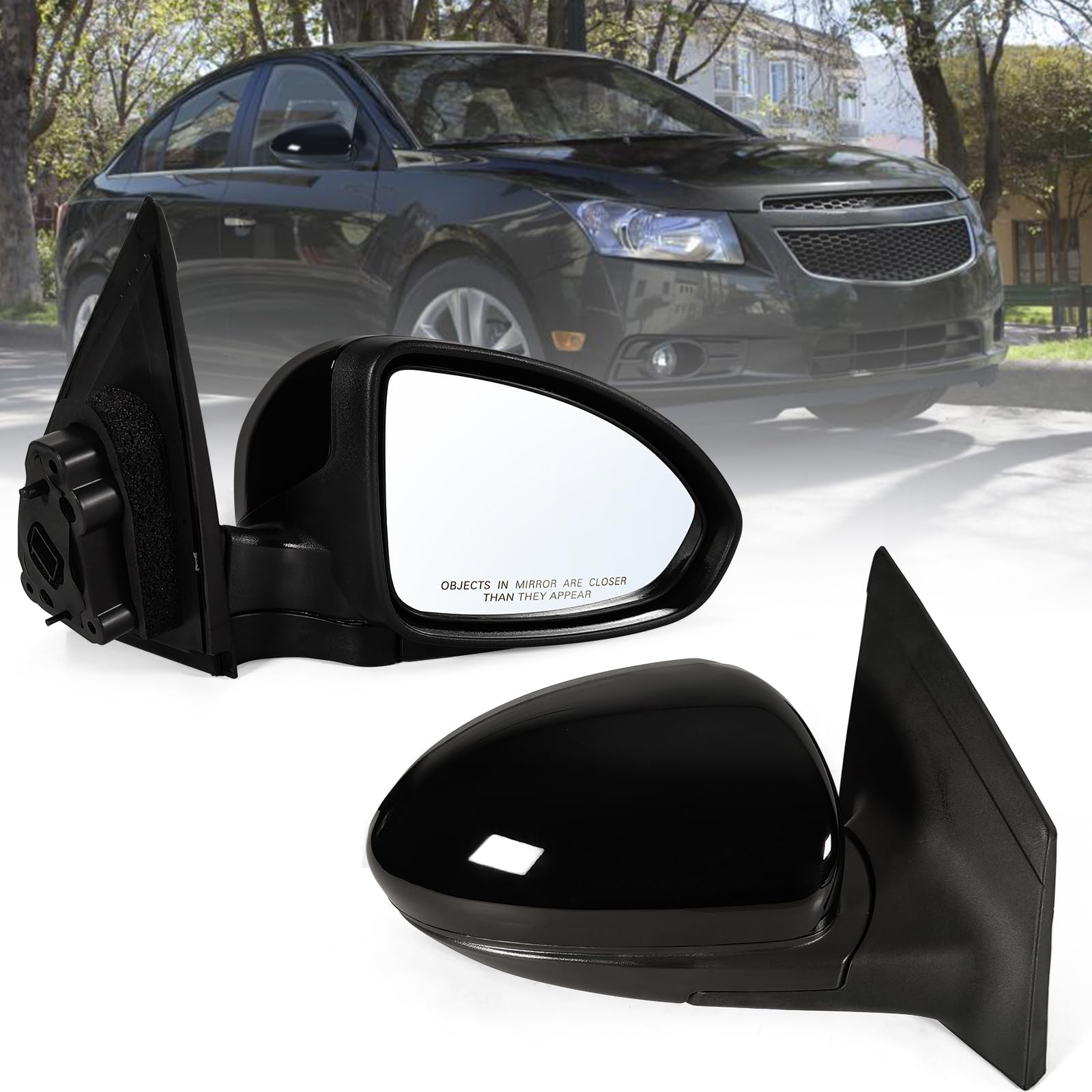 Amazon.com: Dependable Direct Driver Side Unpainted Side View Mirror ...