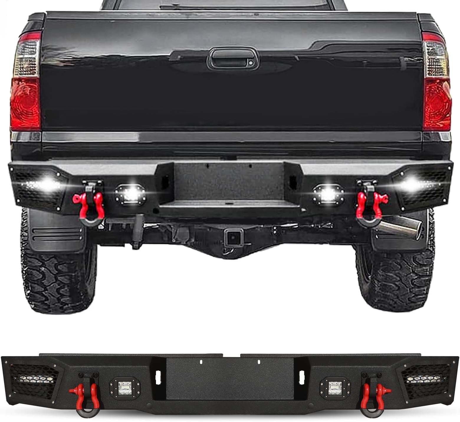 Amazon.com: TIOYAR Rear Bumper Compatible with 2000 2001 2002 2003 2004 ...