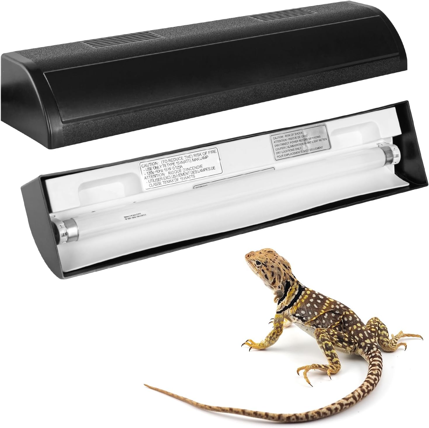 Amazon.com : CAVACHEW UVB Reptile Light Fixture Combo Kit, T8 Reptile ...