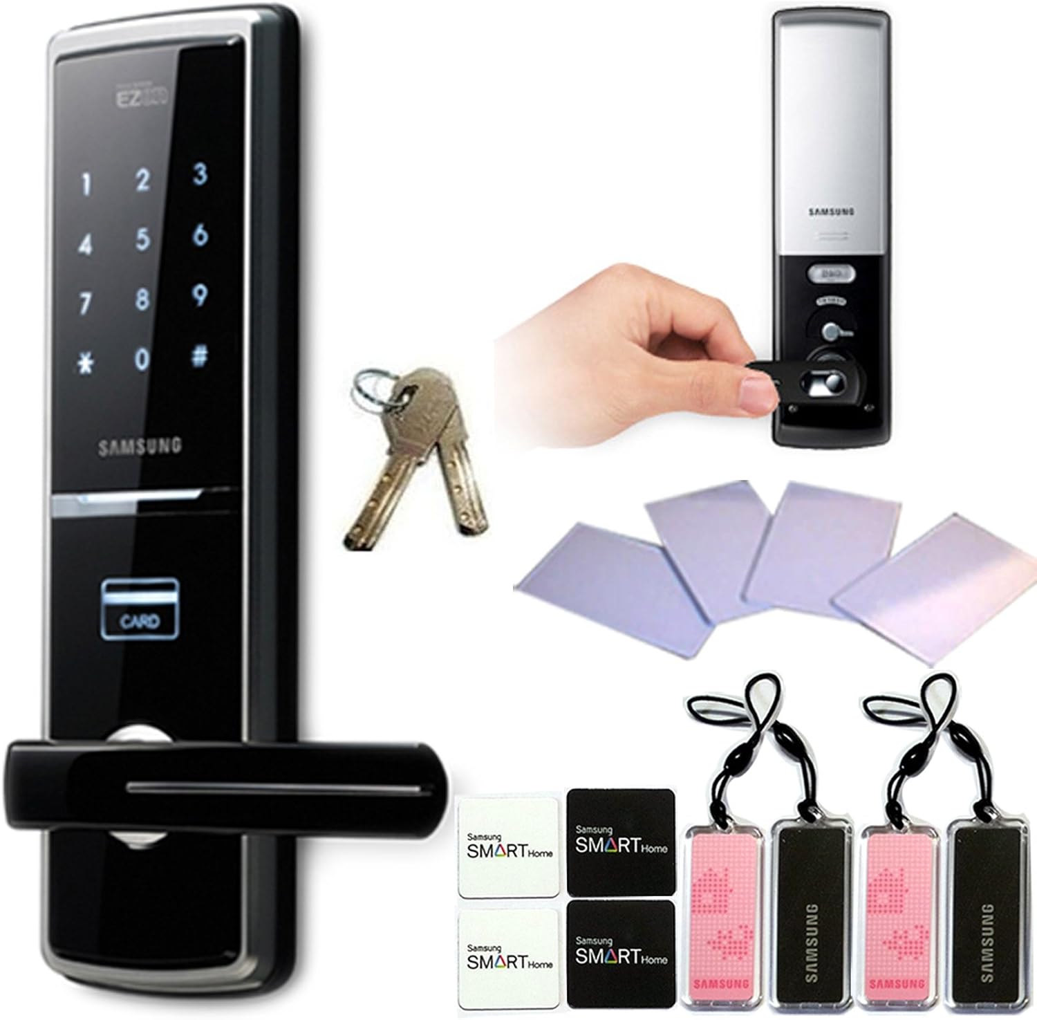 SAMSUNG SHS-H620 New version of SAMSUNG SHS-5120 digital door lock keyless touchpad security ...
