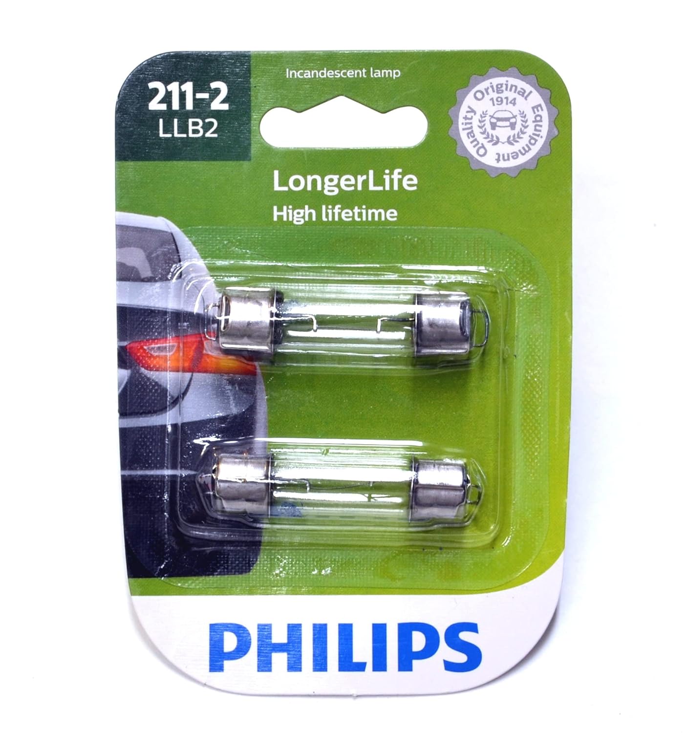 Philips 211-2 LongerLife Miniature Bulb, 2 Pack : Amazon.in: Home & Kitchen