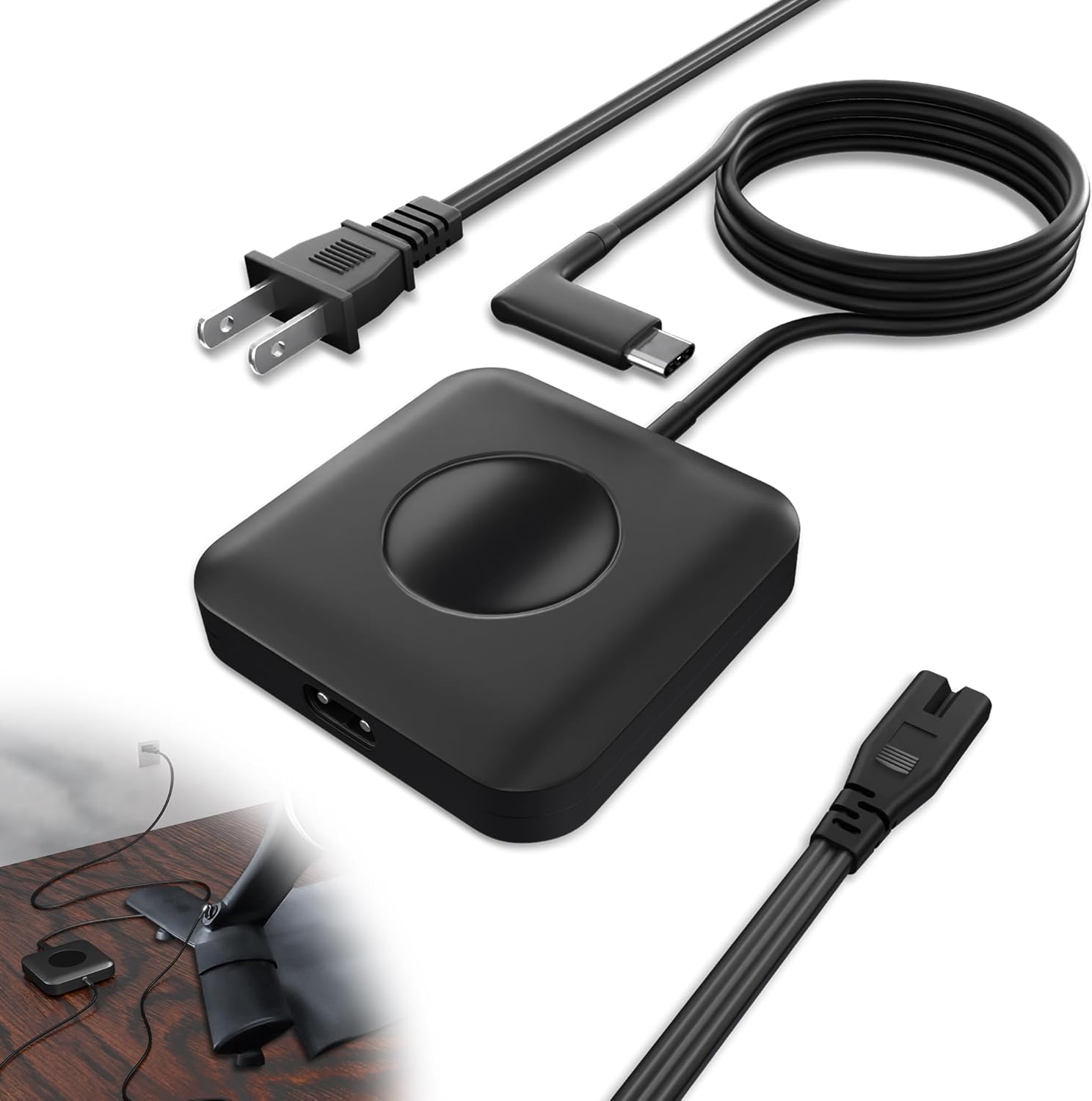 Amazon.com: EFEALL Power Cord Replacement for Peloton Bike+, 65W USB ...