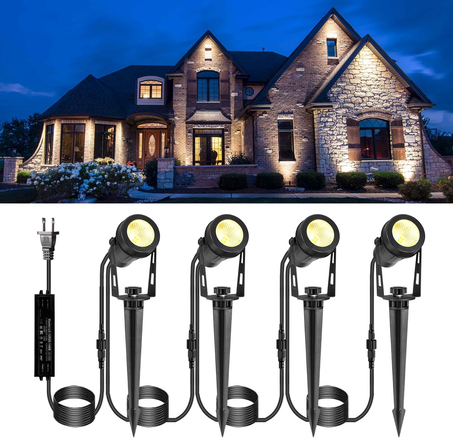 Amazon.com: Low Voltage Spot Light - LED Uplight - Landscape Lighting ...