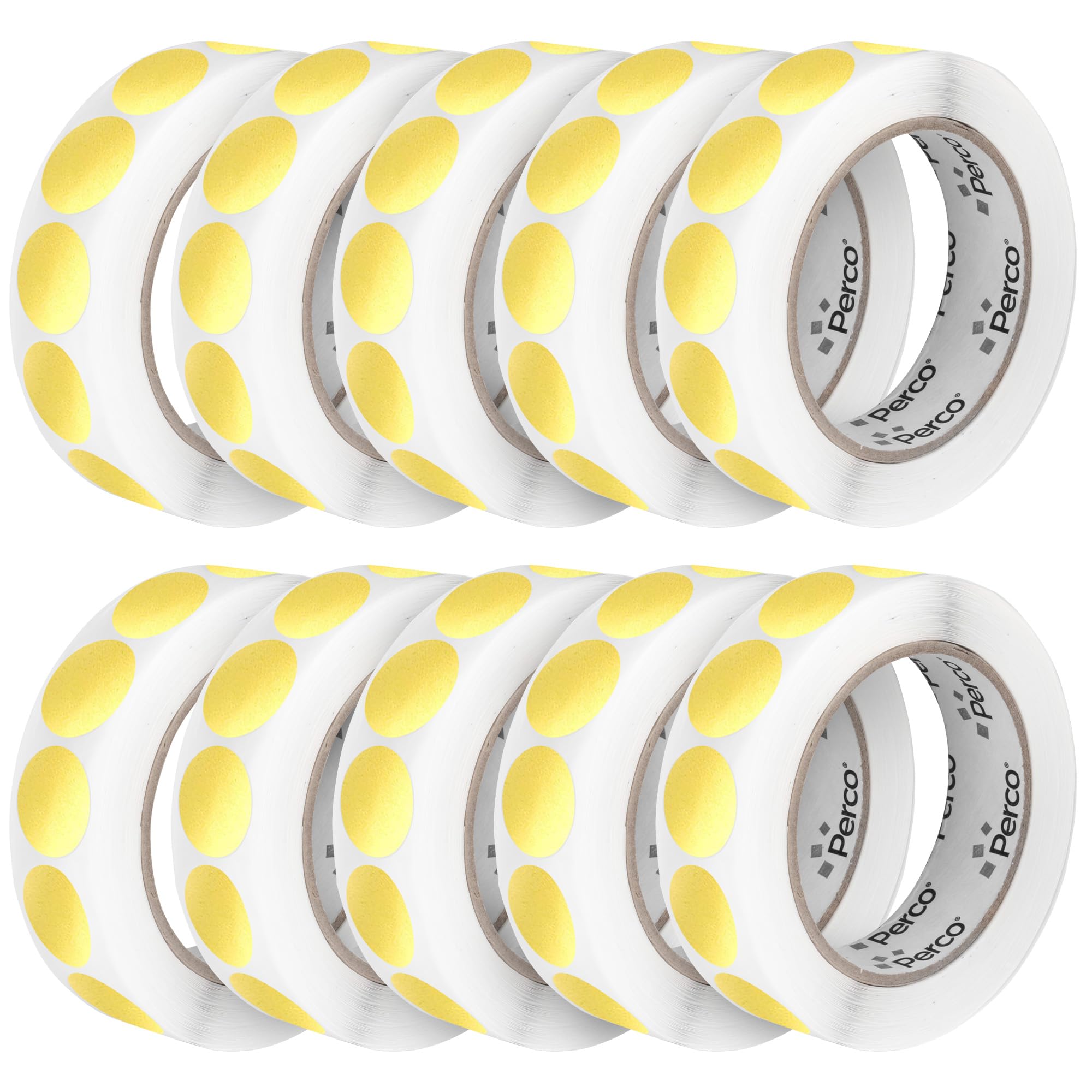Snapklik.com : Perco Metallic Gold 1-Inch Perforated Circle Dot Sticker ...