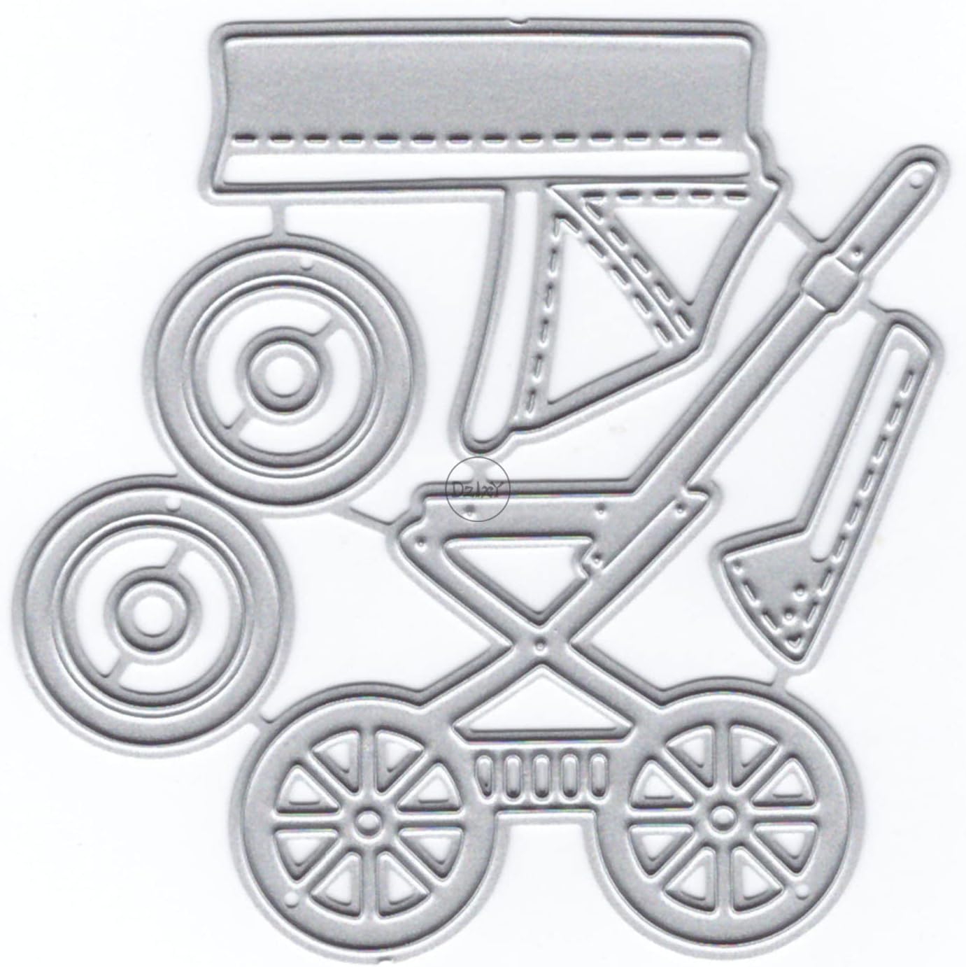 Amazon.com: DzIxY The Wheels Baby Carriage Metal Cutting Dies for Card ...