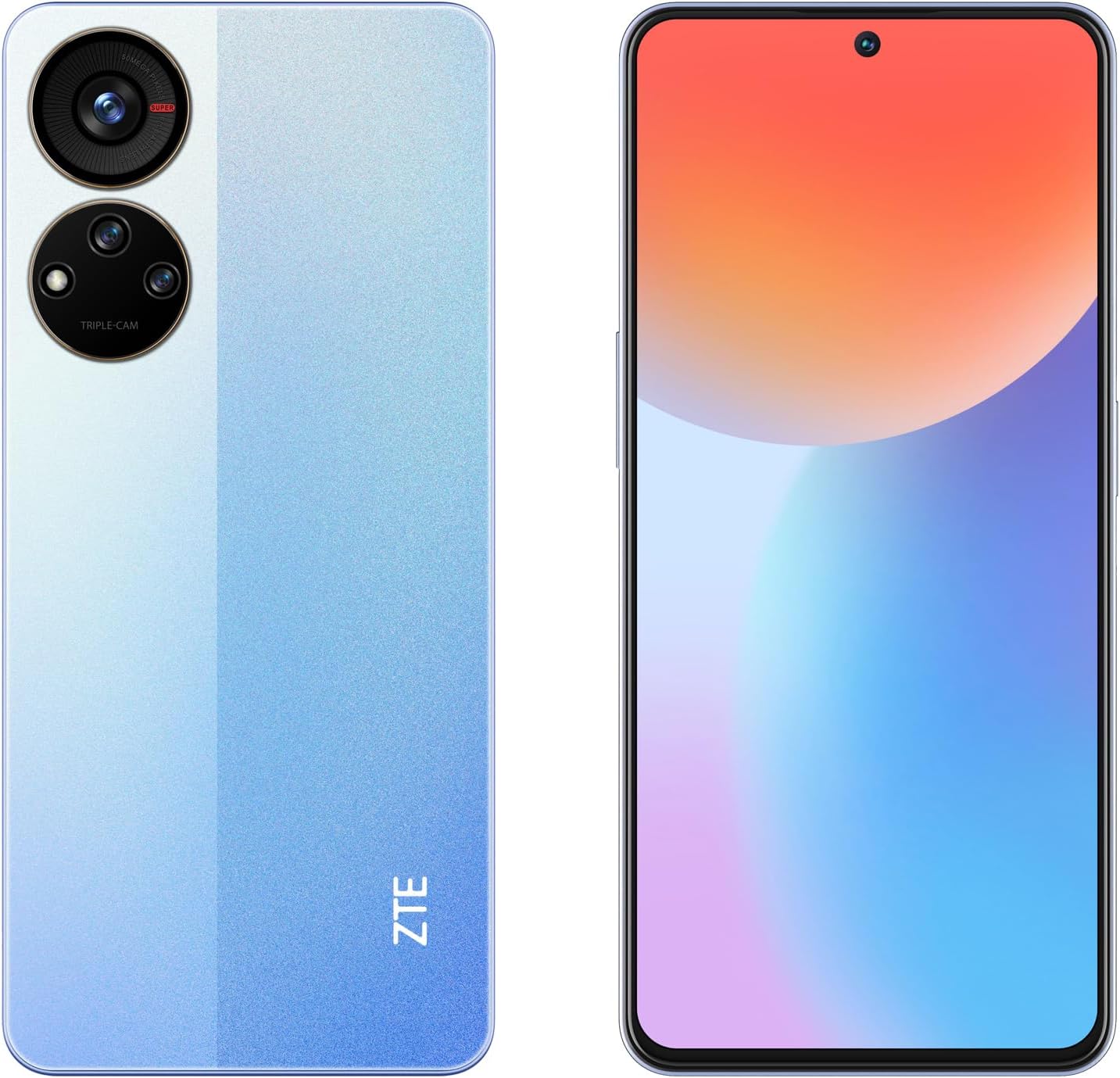 ZTE Axon 40 SE 6 GB Ram128 GB Triple Cámara Liberado Azul : Amazon.com ...