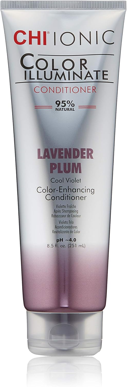 CHI Ionic Color Illuminate Conditioner, Lavender Plum, Color Enhancing ...