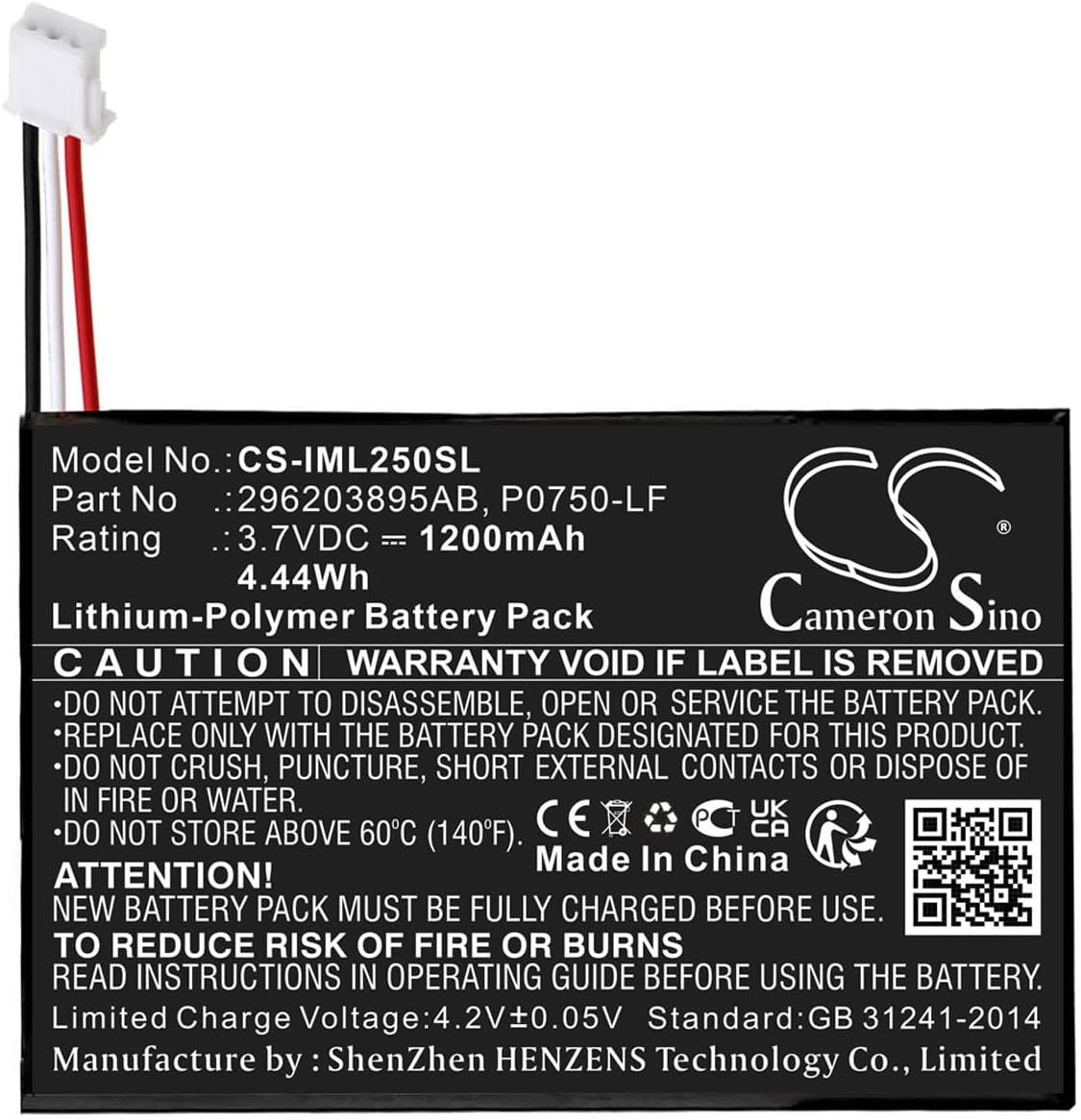 Amazon.com: KOVHIHAV Replacement Battery for Ingenico Link 2500,fits ...