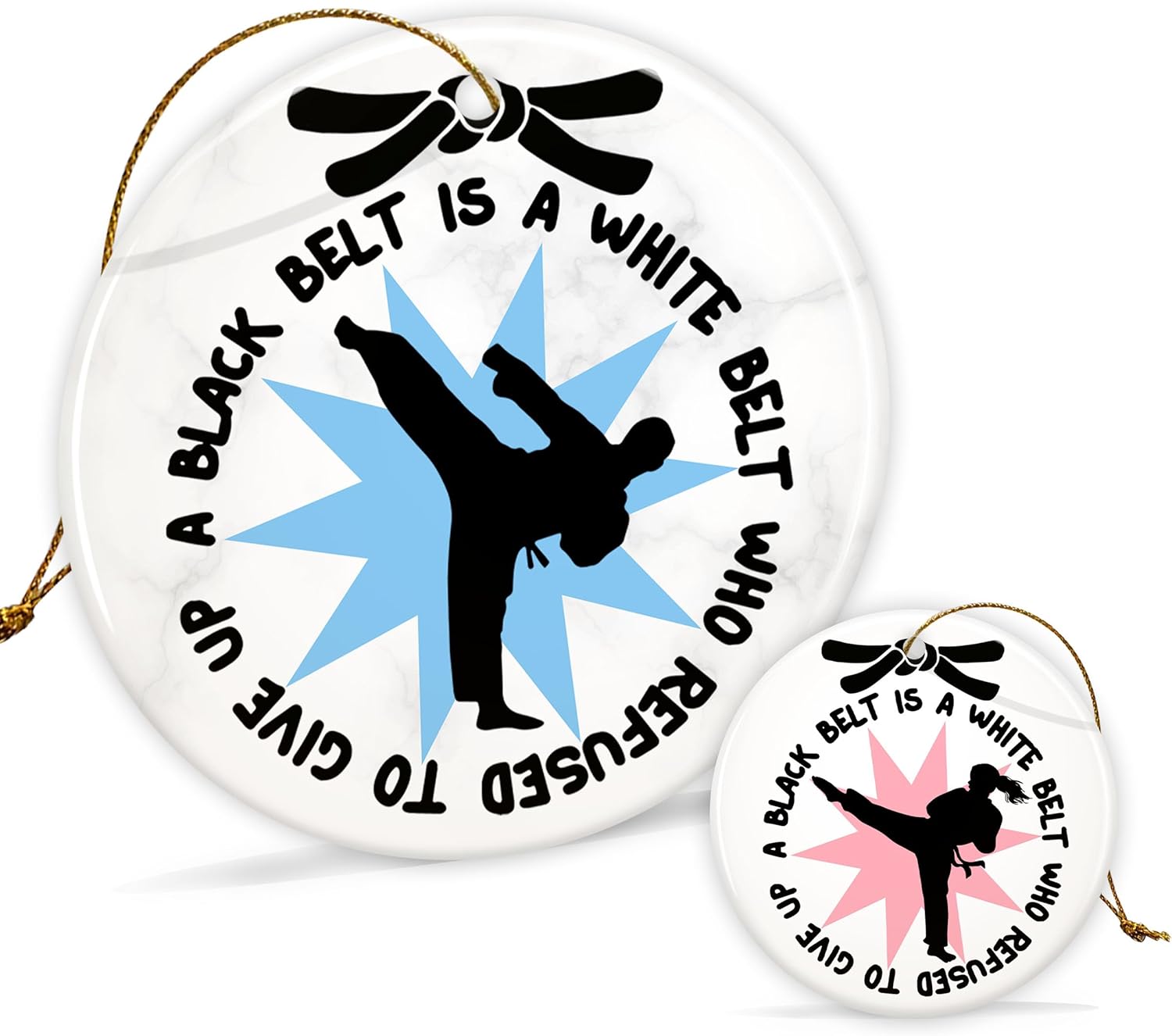 Amazon.com: TRUMPETIC Martial Arts Ornaments for Christmas Tree ...