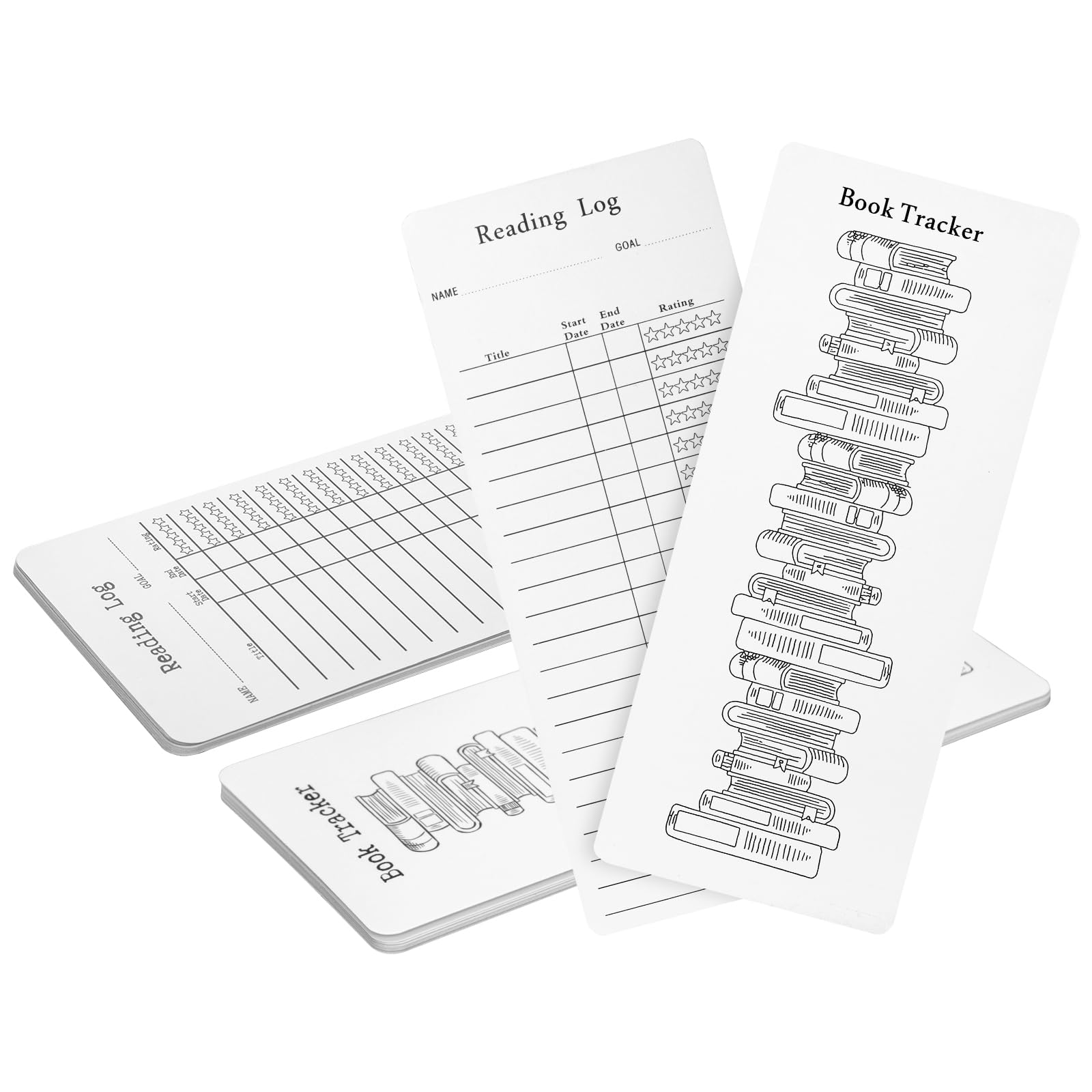 Amazon.com: 12pcs Reading Log Bookmark & 12pcs Coloring Book Tracker ...