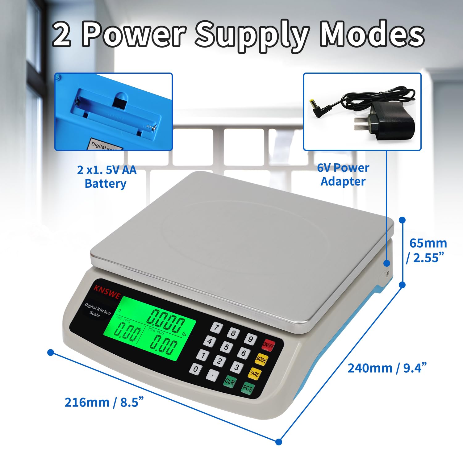 Commercial Kitchen Scale Adam Equipment LBX Digital Scales For