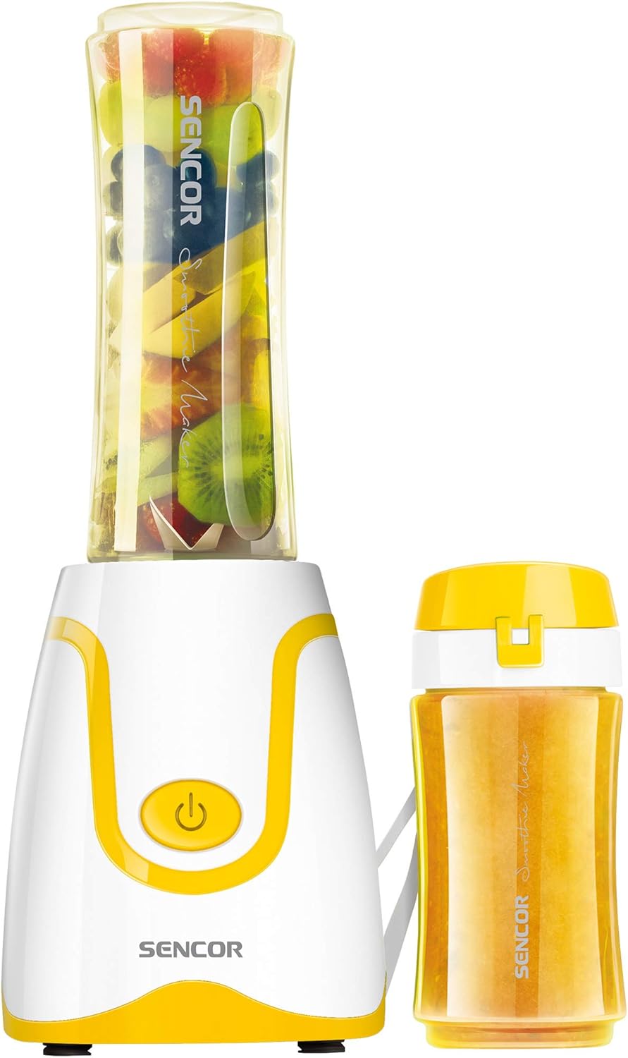 Amazon.com: Sencor SBL2206YL 300W Smoothie Blender with 2 Impact ...